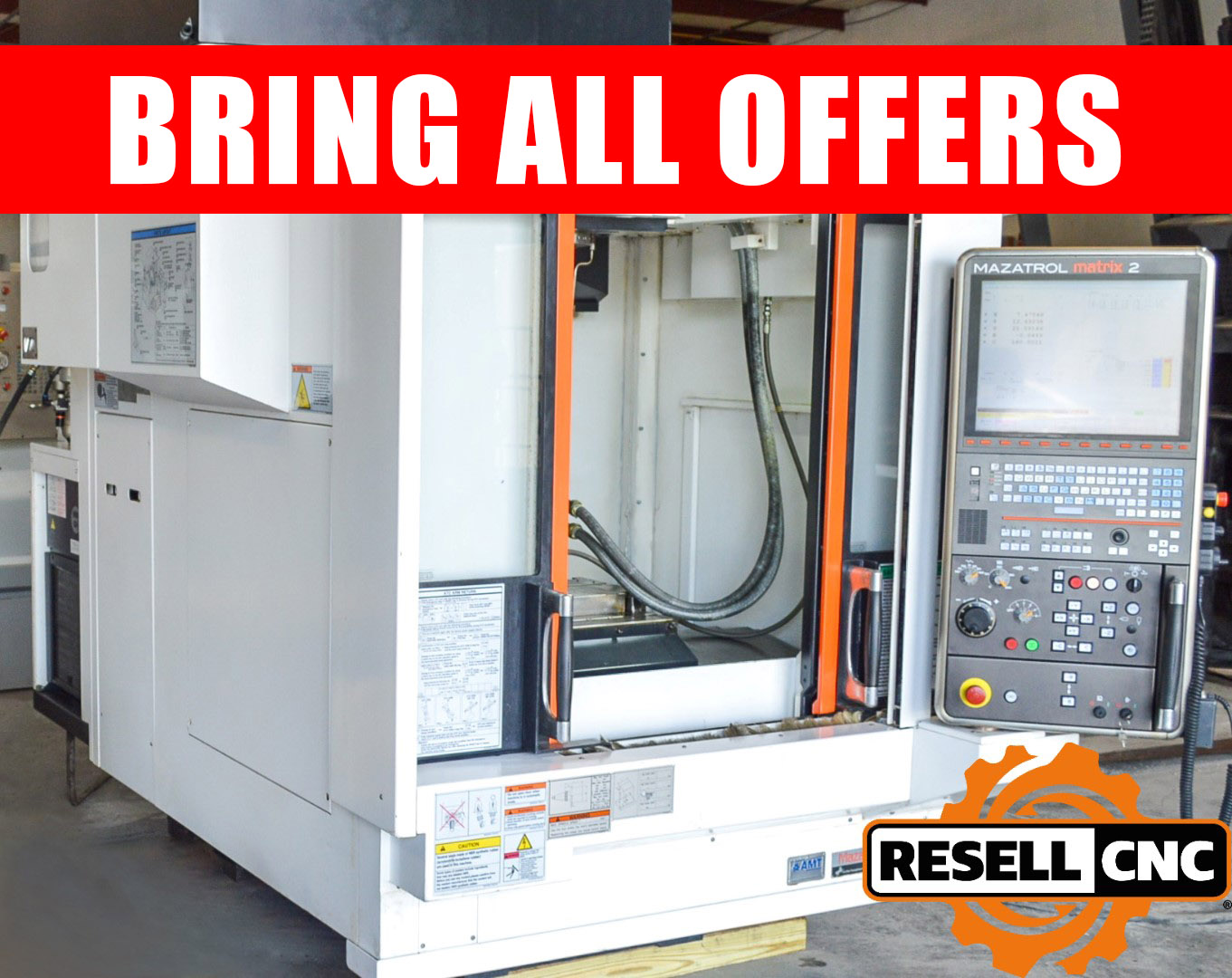 Used CNC Verticals - Used CNC Vertical Machines | Resell CNC